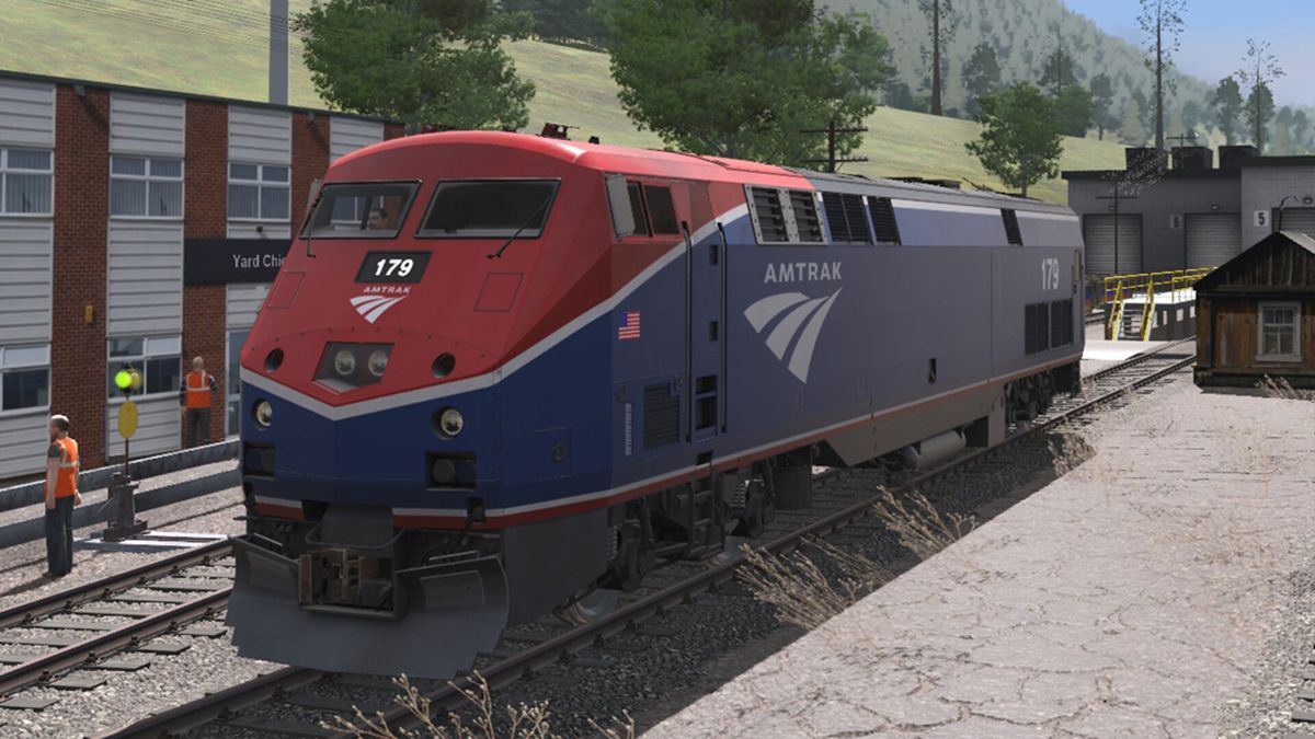 Trainz 2022 DLC: Pro Train - Amtrak P42DC Heritage Loco Bundle official promotional image ...