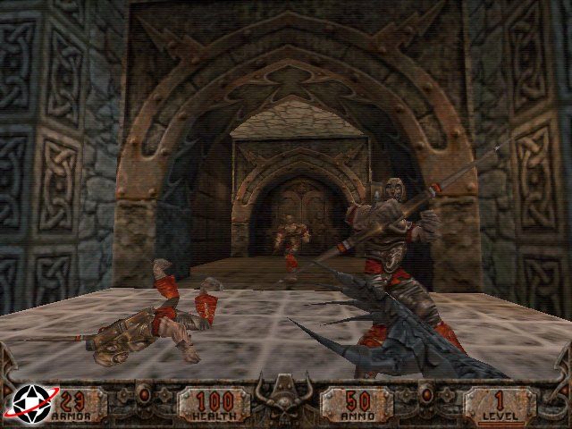 John Romero's Daikatana official promotional image - MobyGames