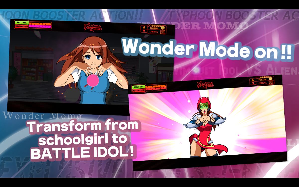 Wonder Momo: Typhoon Booster official promotional image - MobyGames