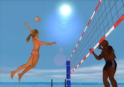 Summer Heat Beach Volleyball official promotional image - MobyGames