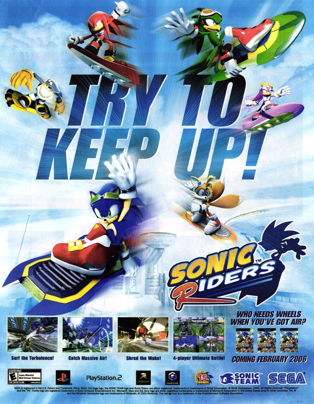 Sonic Riders official promotional image - MobyGames