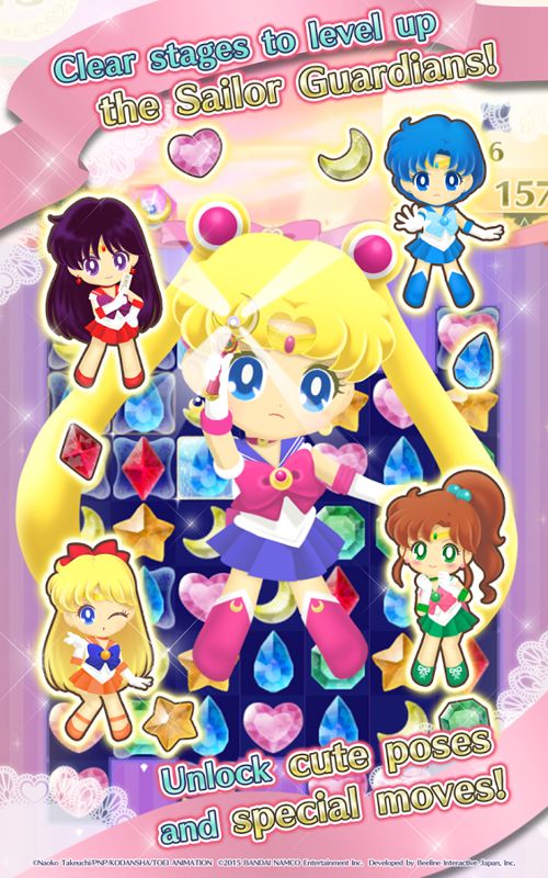 Sailor Moon Drops official promotional image - MobyGames