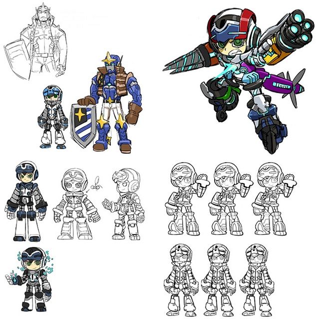 Mighty No. 9 official promotional image - MobyGames