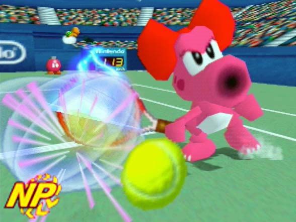 Mario Tennis official promotional image - MobyGames