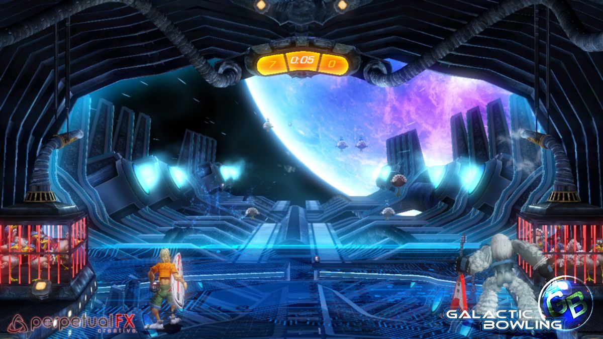 Galactic Bowling official promotional image - MobyGames