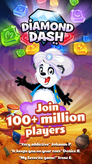 Diamond Dash official promotional image - MobyGames