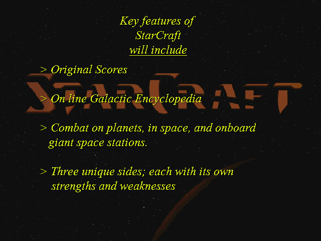 StarCraft official promotional image - MobyGames