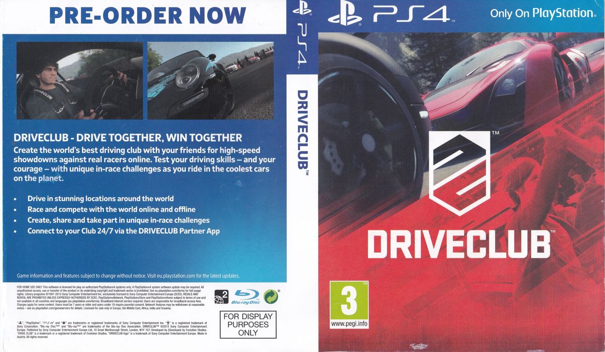 Driveclub official promotional image - MobyGames
