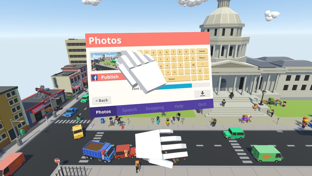 Tiny Town VR official promotional image - MobyGames