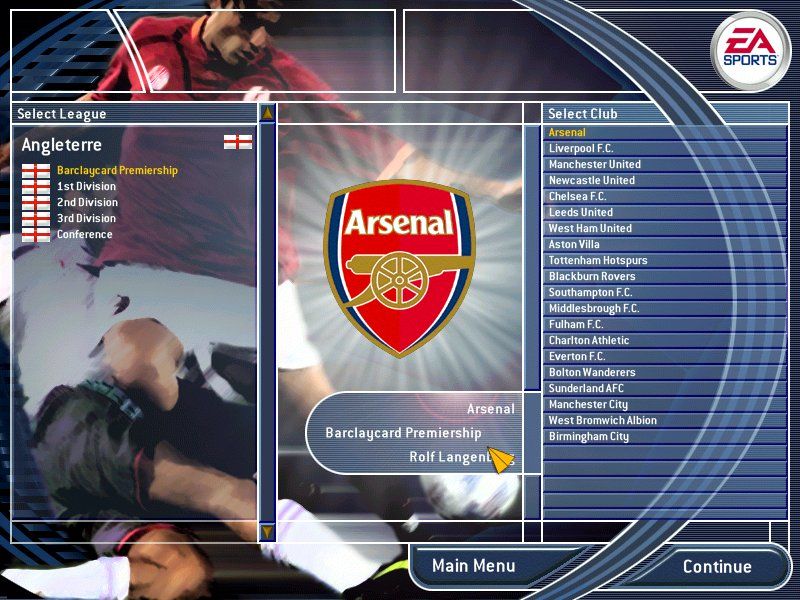 Total Club Manager 2003 official promotional image - MobyGames