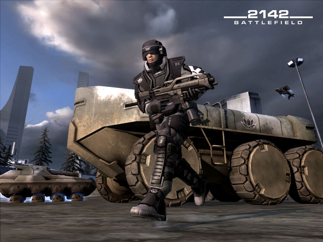Battlefield 2142 official promotional image - MobyGames