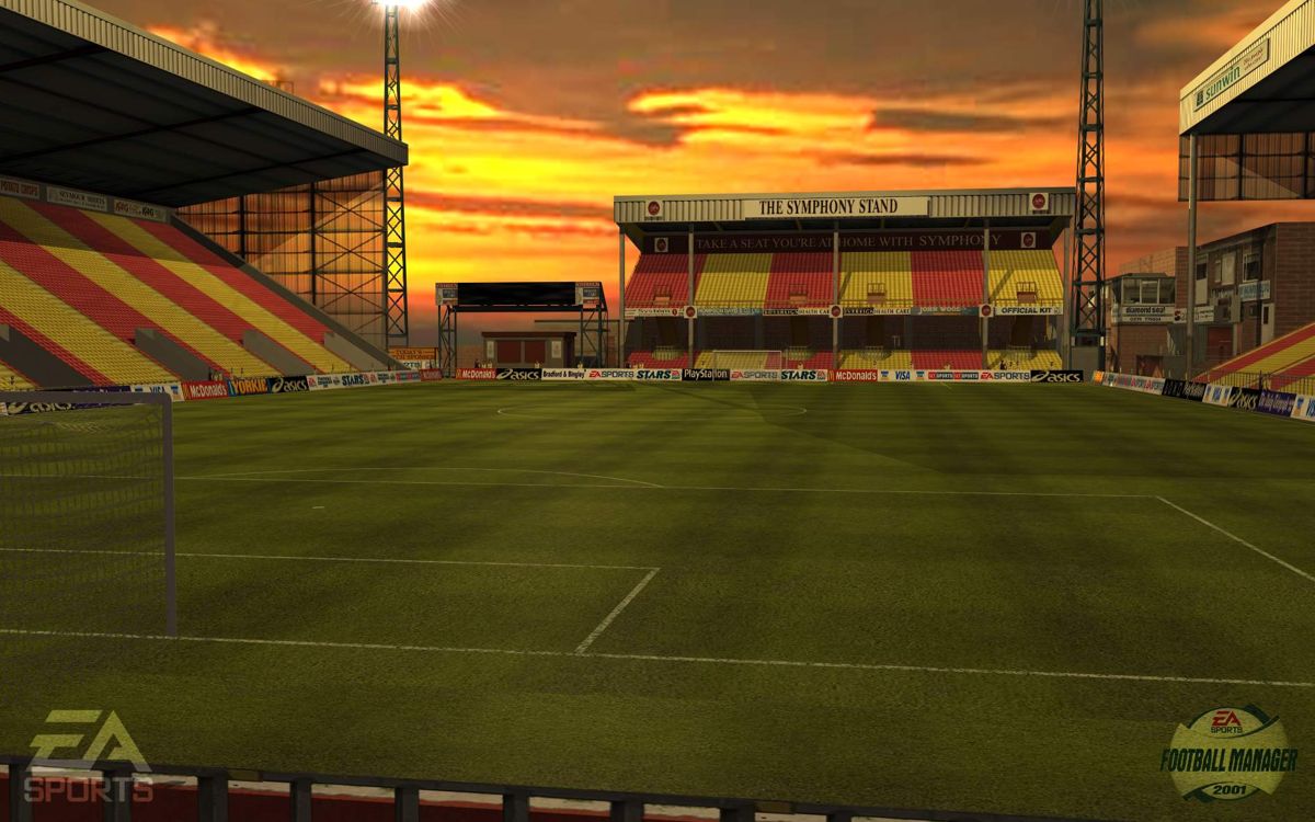 The F.A. Premier League Football Manager 2001 official promotional ...