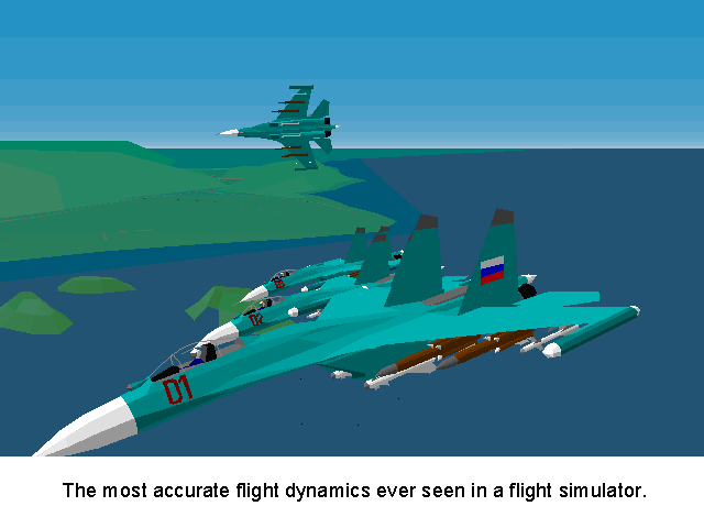 Su-27 Flanker official promotional image - MobyGames