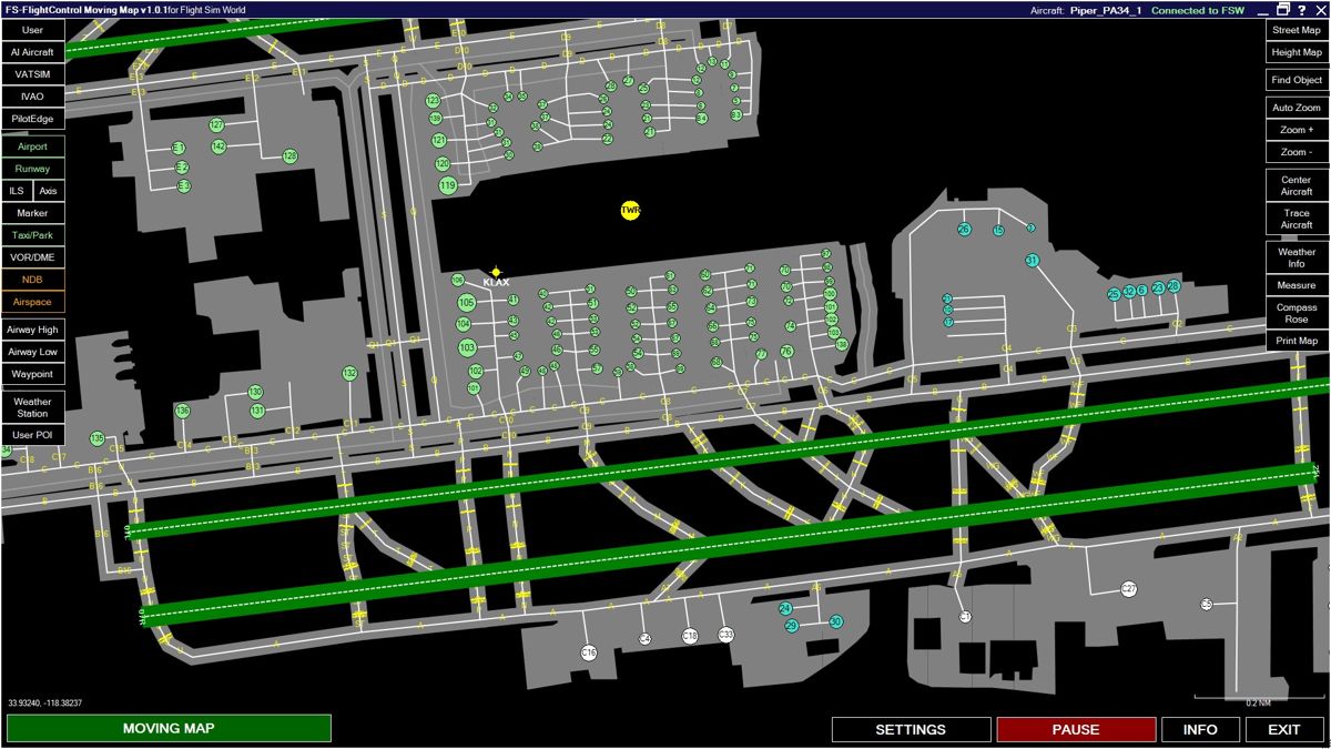 FSW: Flight Sim World - Moving Map official promotional image - MobyGames