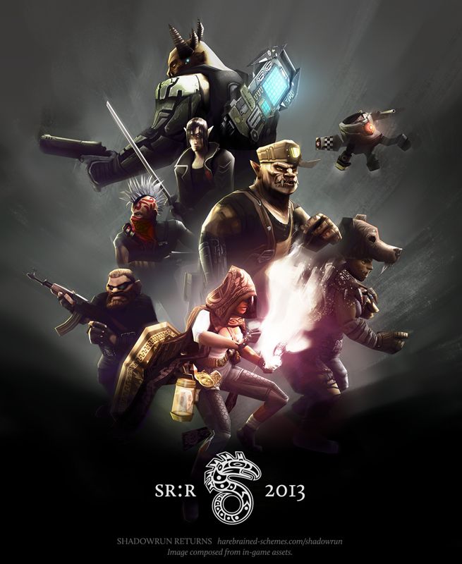 Shadowrun Returns official promotional image - MobyGames
