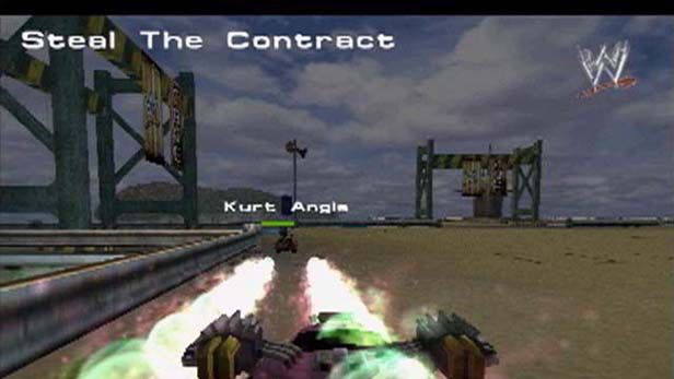 WWE Crush Hour official promotional image - MobyGames