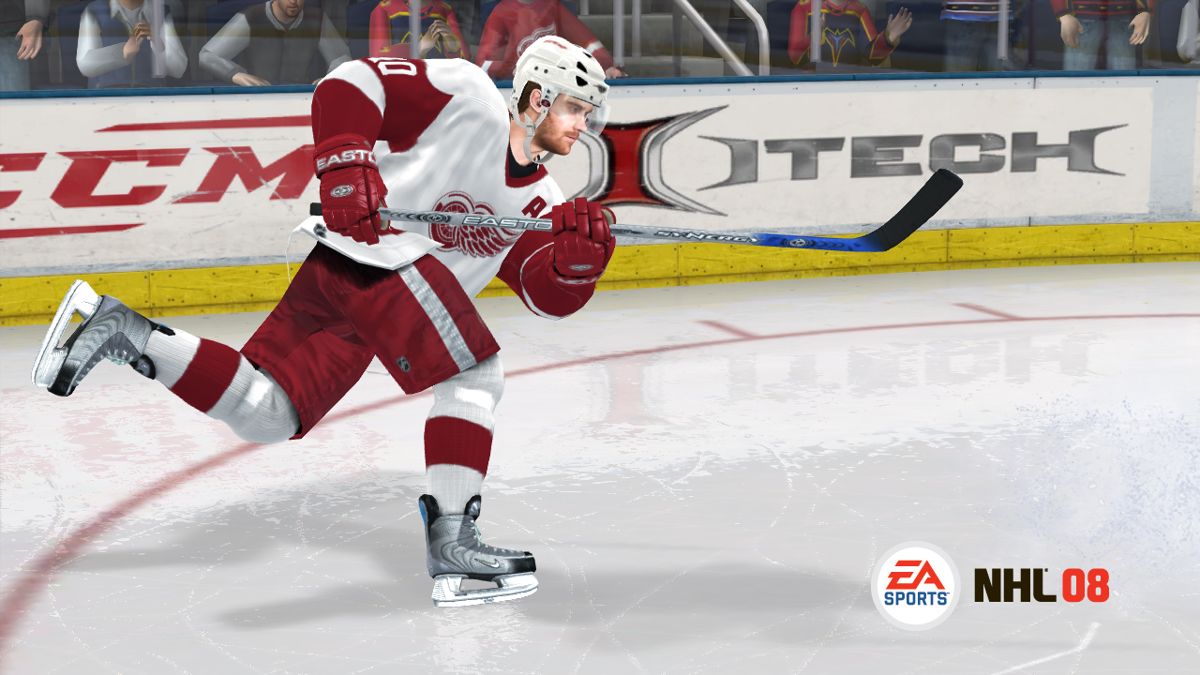 NHL 08 official promotional image - MobyGames