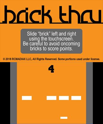 Brick Thru official promotional image - MobyGames