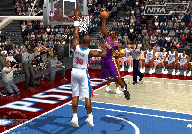 NBA 2K3 official promotional image - MobyGames