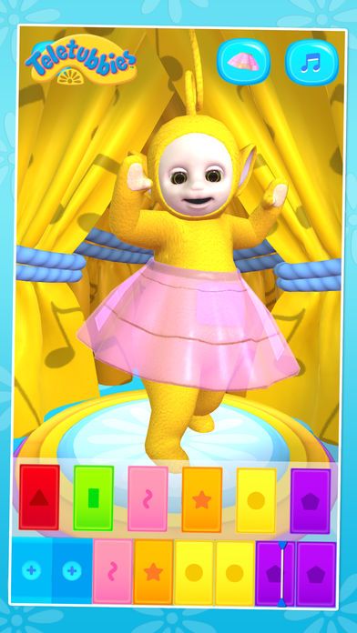 Teletubbies: Laa-Laa's Dancing Game official promotional image - MobyGames
