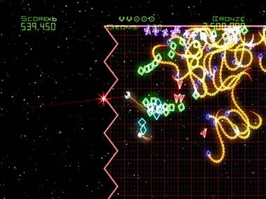Geometry Wars: Galaxies official promotional image - MobyGames