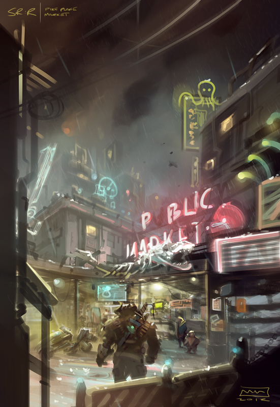 Shadowrun City Wallpaper