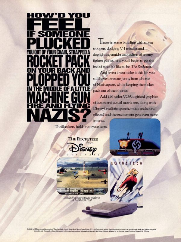 The Rocketeer official promotional image - MobyGames