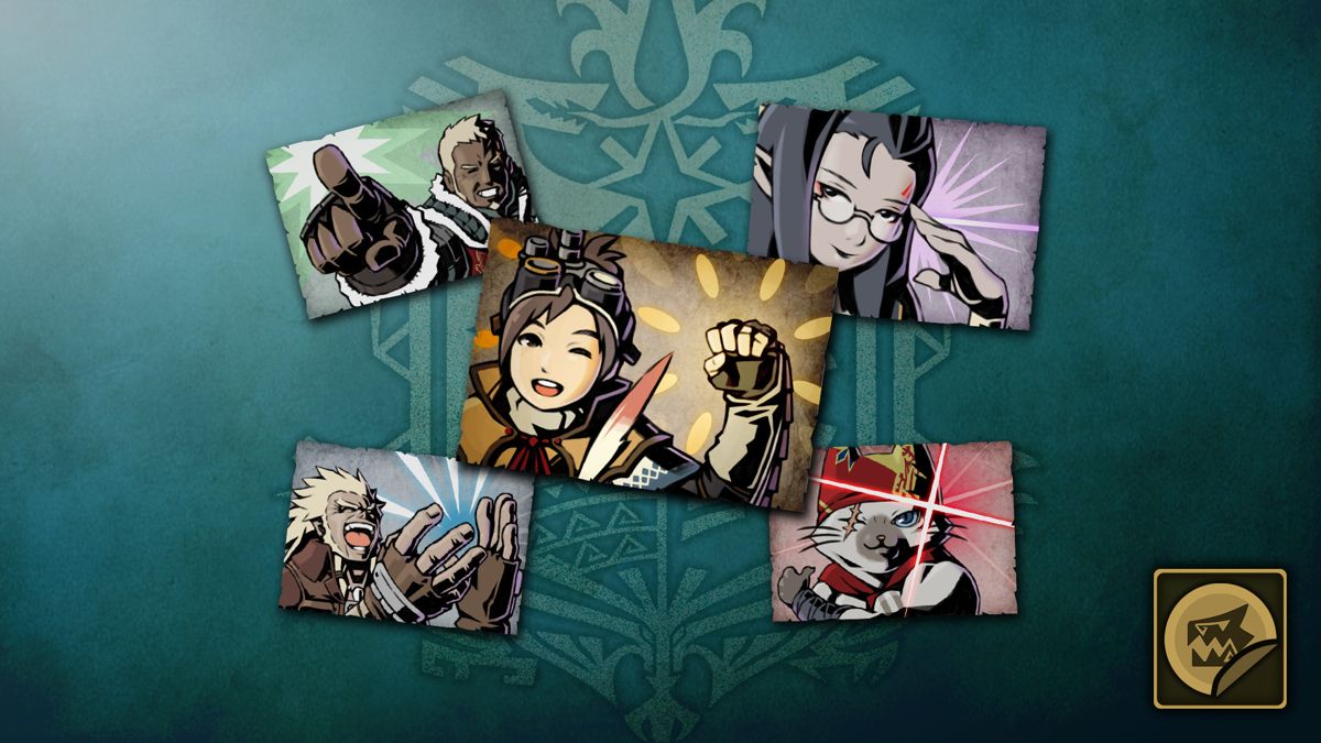 Monster Hunter: World - Sticker Set: Research Commission Set official ...