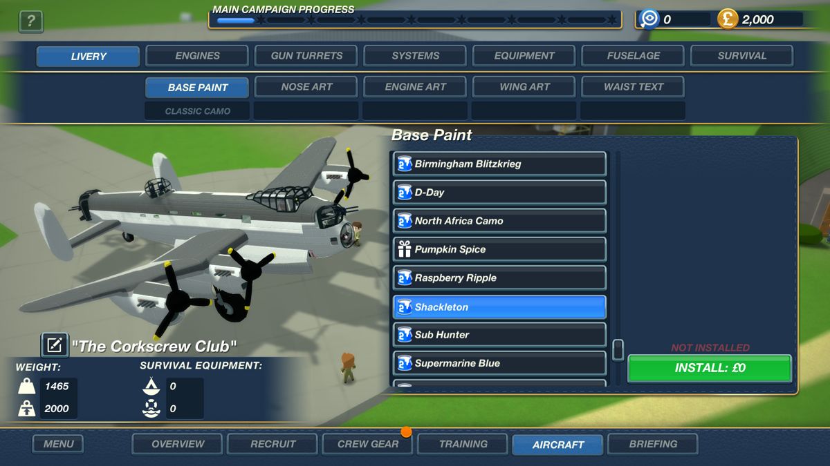 Bomber Crew: Skin Pack 2 official promotional image - MobyGames