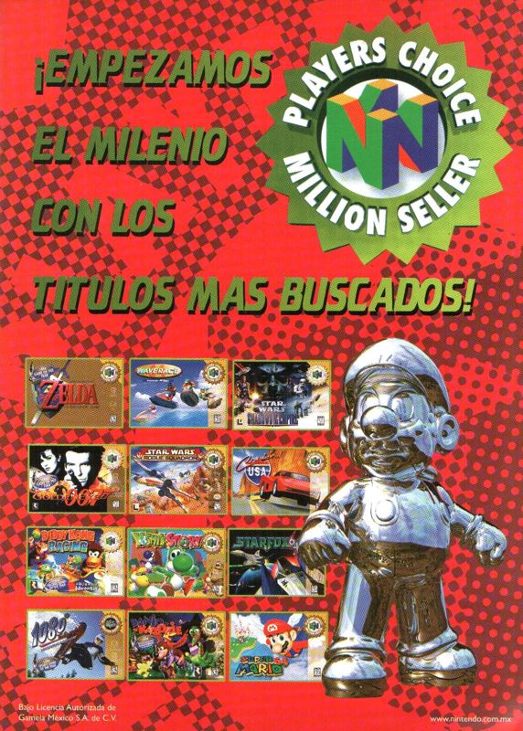 Super Mario 64 official promotional image - MobyGames