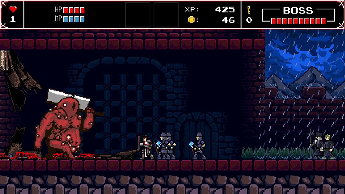 Infernax official promotional image - MobyGames