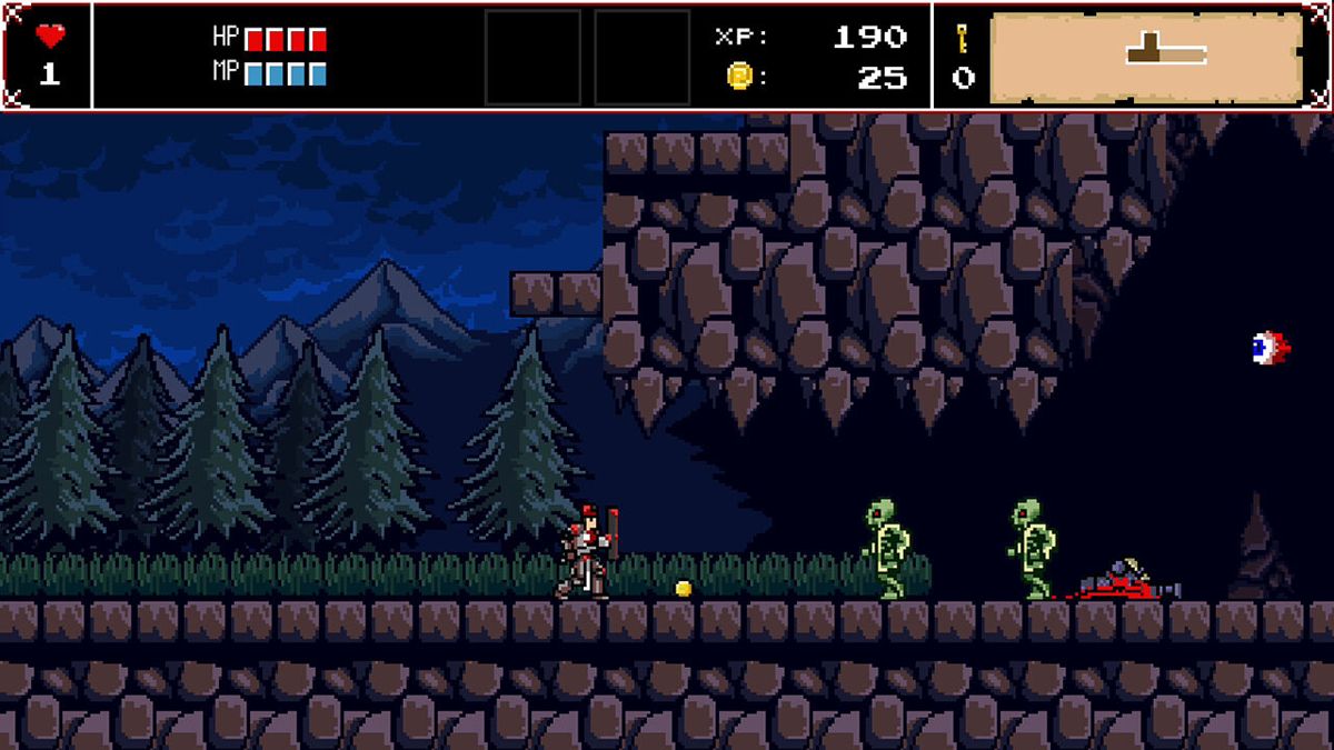 Infernax official promotional image - MobyGames