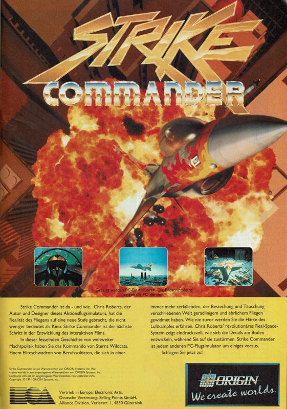 Strike Commander official promotional image - MobyGames