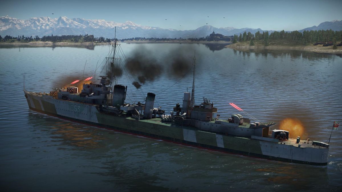 War Thunder: HMCS Haida Pack official promotional image - MobyGames