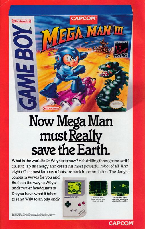 Mega Man III official promotional image - MobyGames