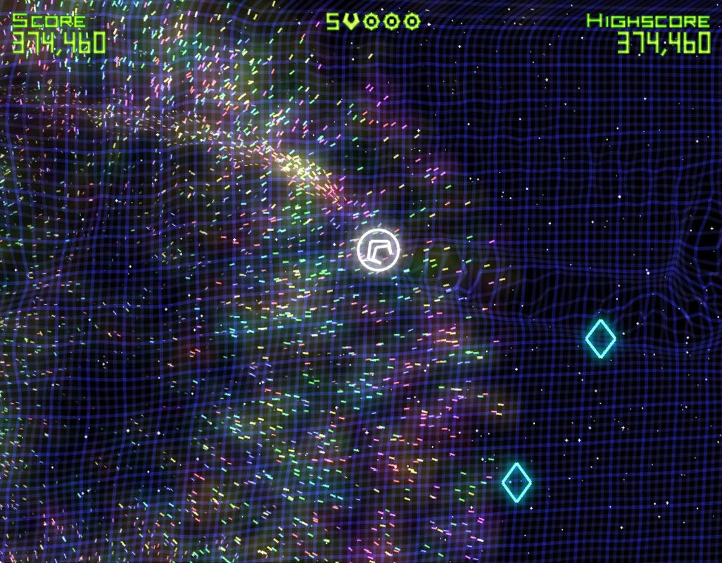 Geometry Wars: Retro Evolved official promotional image - MobyGames