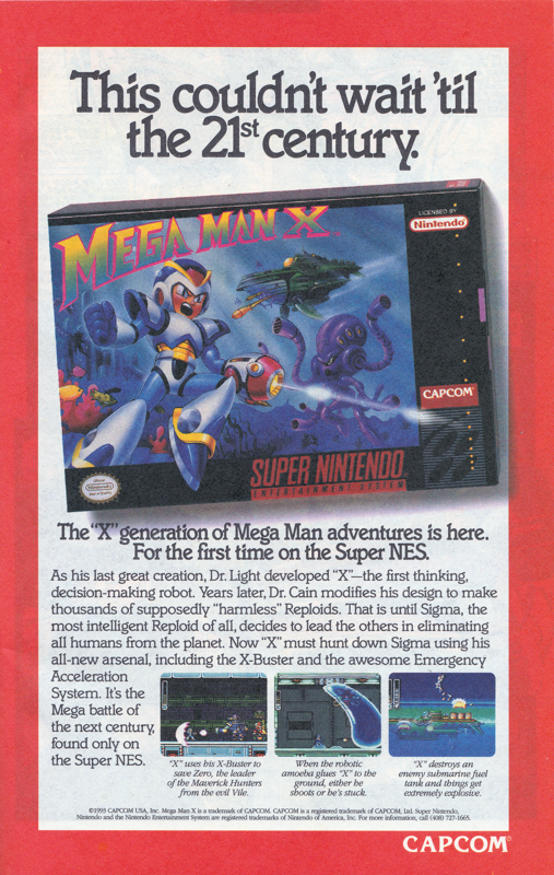 Mega Man X official promotional image - MobyGames