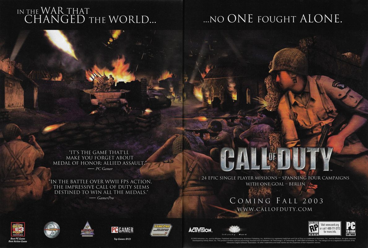 Call of Duty official promotional image - MobyGames