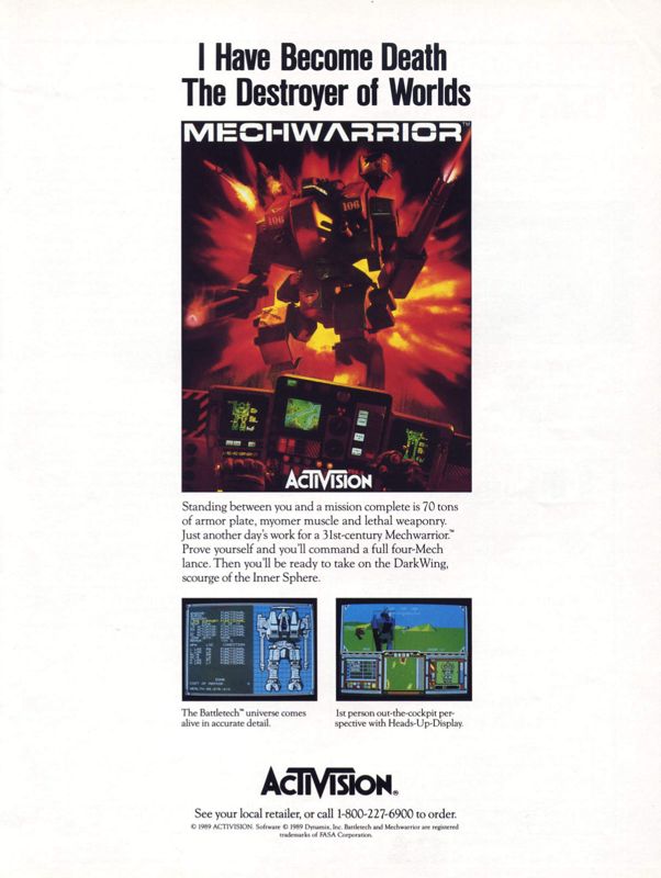 MechWarrior official promotional image - MobyGames