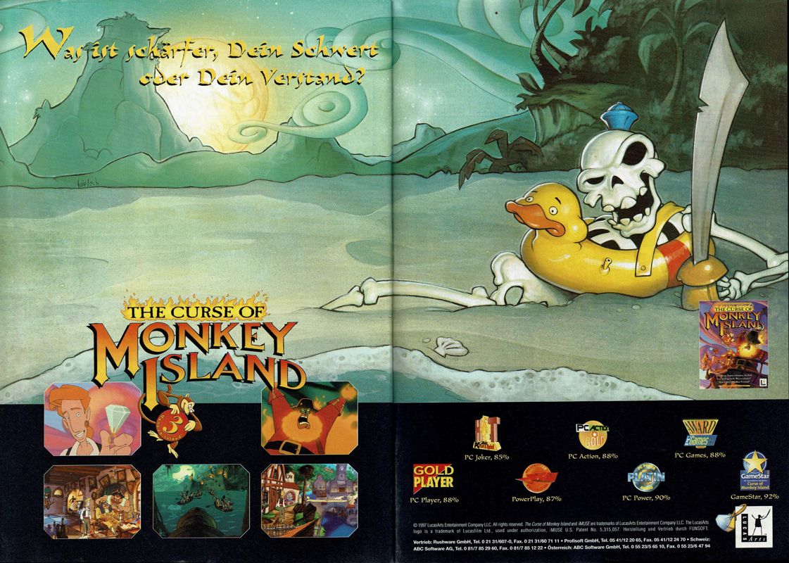 The Curse of Monkey Island official promotional image - MobyGames
