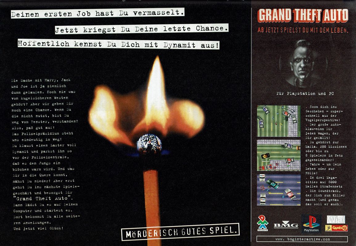 Grand Theft Auto official promotional image - MobyGames