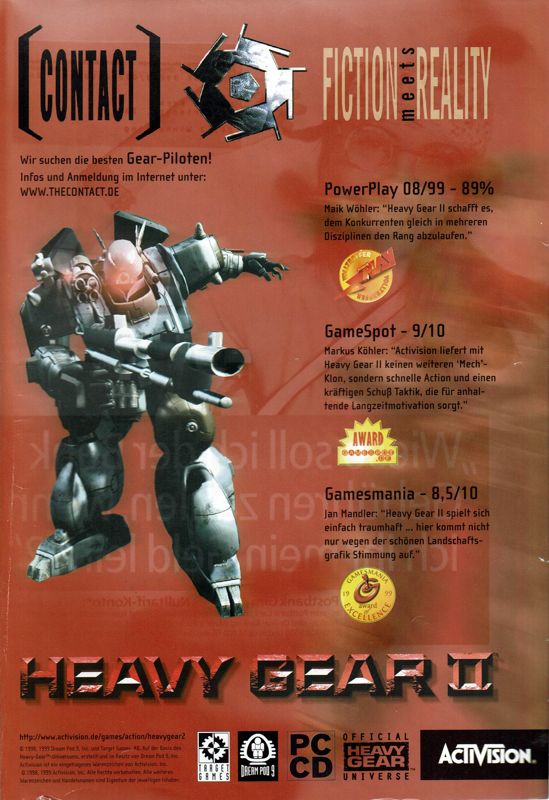 Heavy Gear II official promotional image - MobyGames