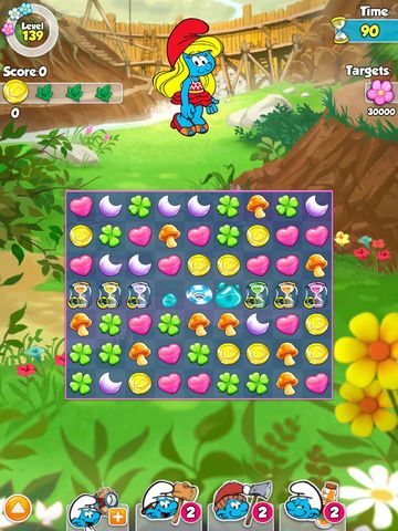 Smurfette's Magic Match official promotional image - MobyGames