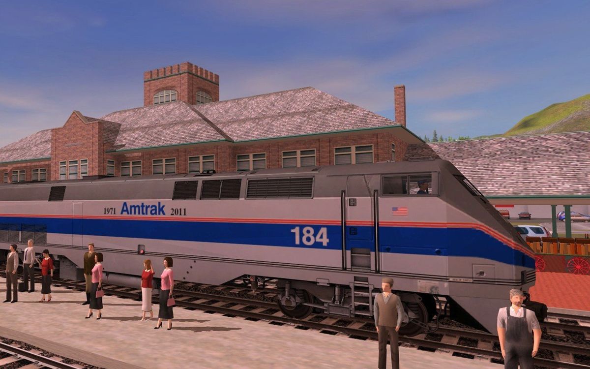 Trainz 2019: Amtrak P42DC Phase IV Locomotive official promotional ...