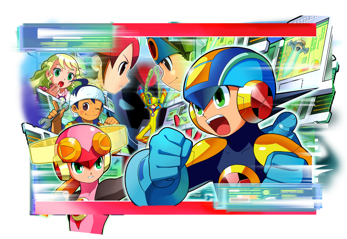 Mega Man: Battle Chip Challenge official promotional image - MobyGames