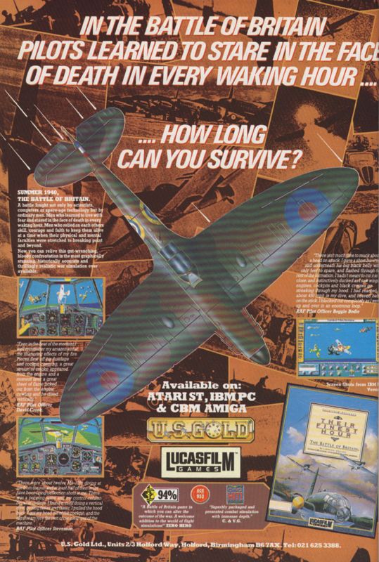 Their Finest Hour: The Battle of Britain official promotional image ...