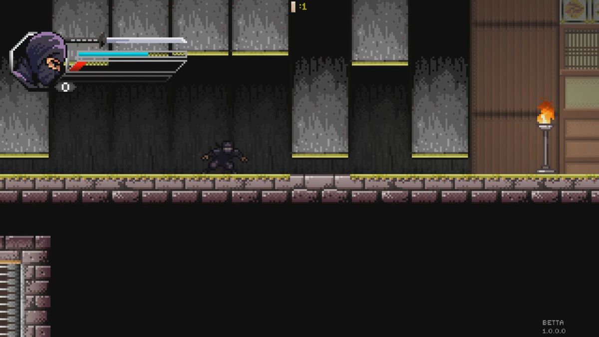 Pixel Shinobi: Nine demons of Mamoru official promotional image - MobyGames