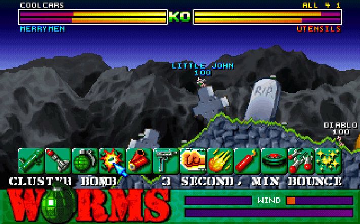 Worms United official promotional image - MobyGames