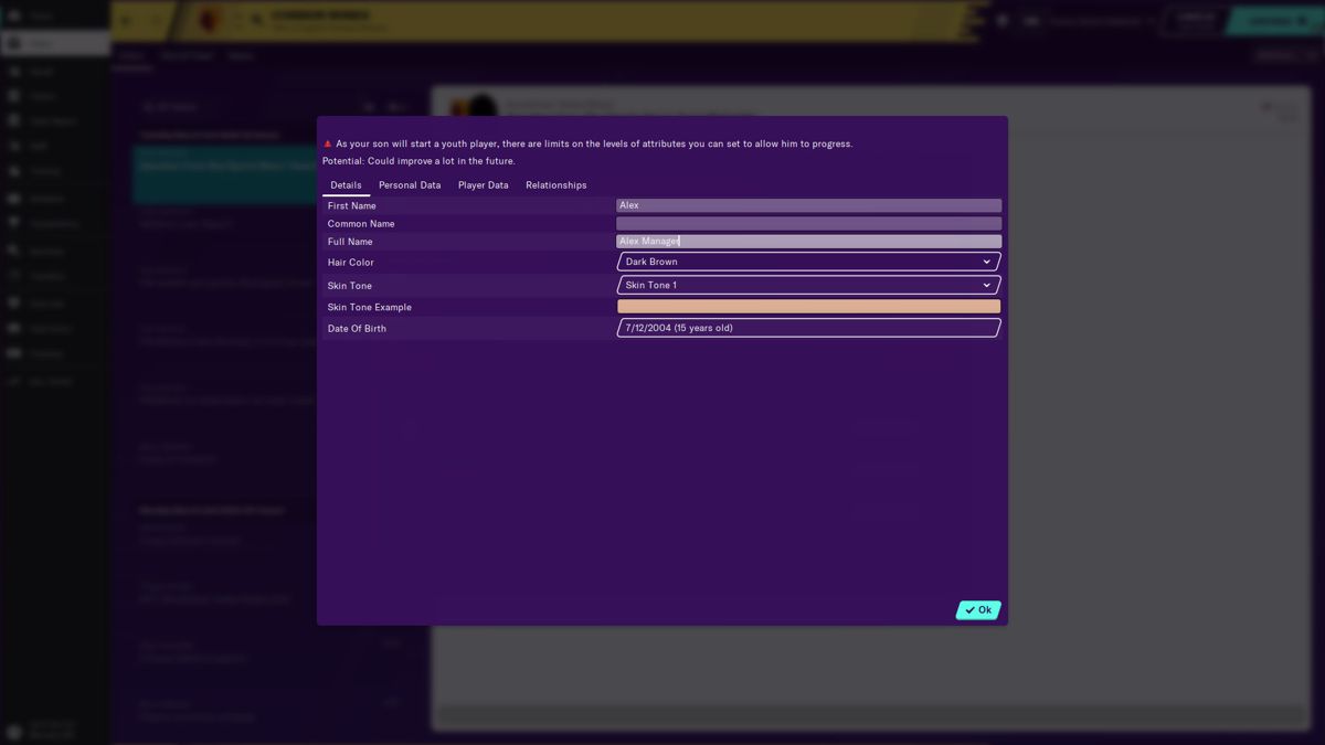 FM 20 Touch: Design a Son official promotional image - MobyGames