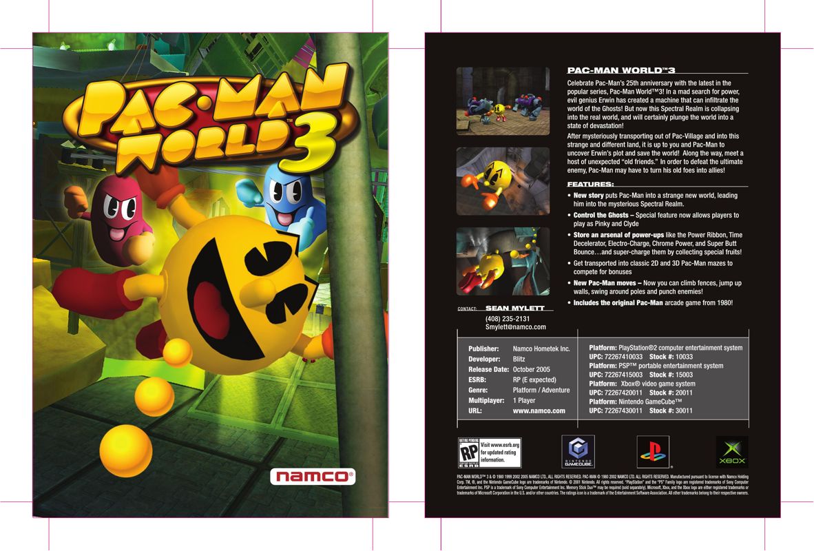 Pac-Man World 3 official promotional image - MobyGames